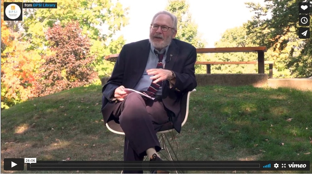 Michael Grodin - The Kravitz Award Series VIDEO - Boston Psychoanalytic ...